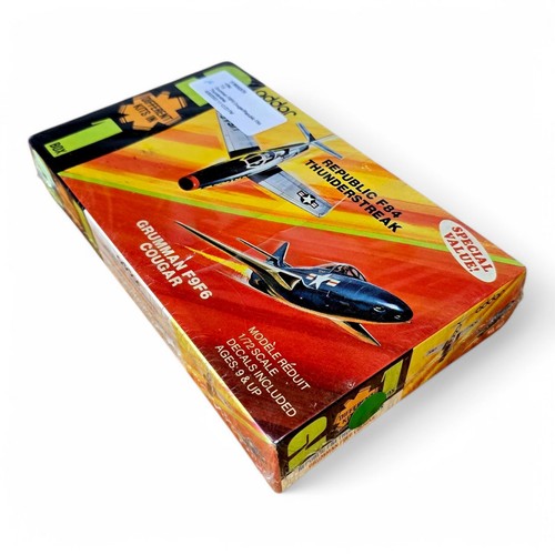 1976 Addar 2 & 1, Republic F84 Thunderstreak & Grumman F9F6 Cougar 1/72 ...