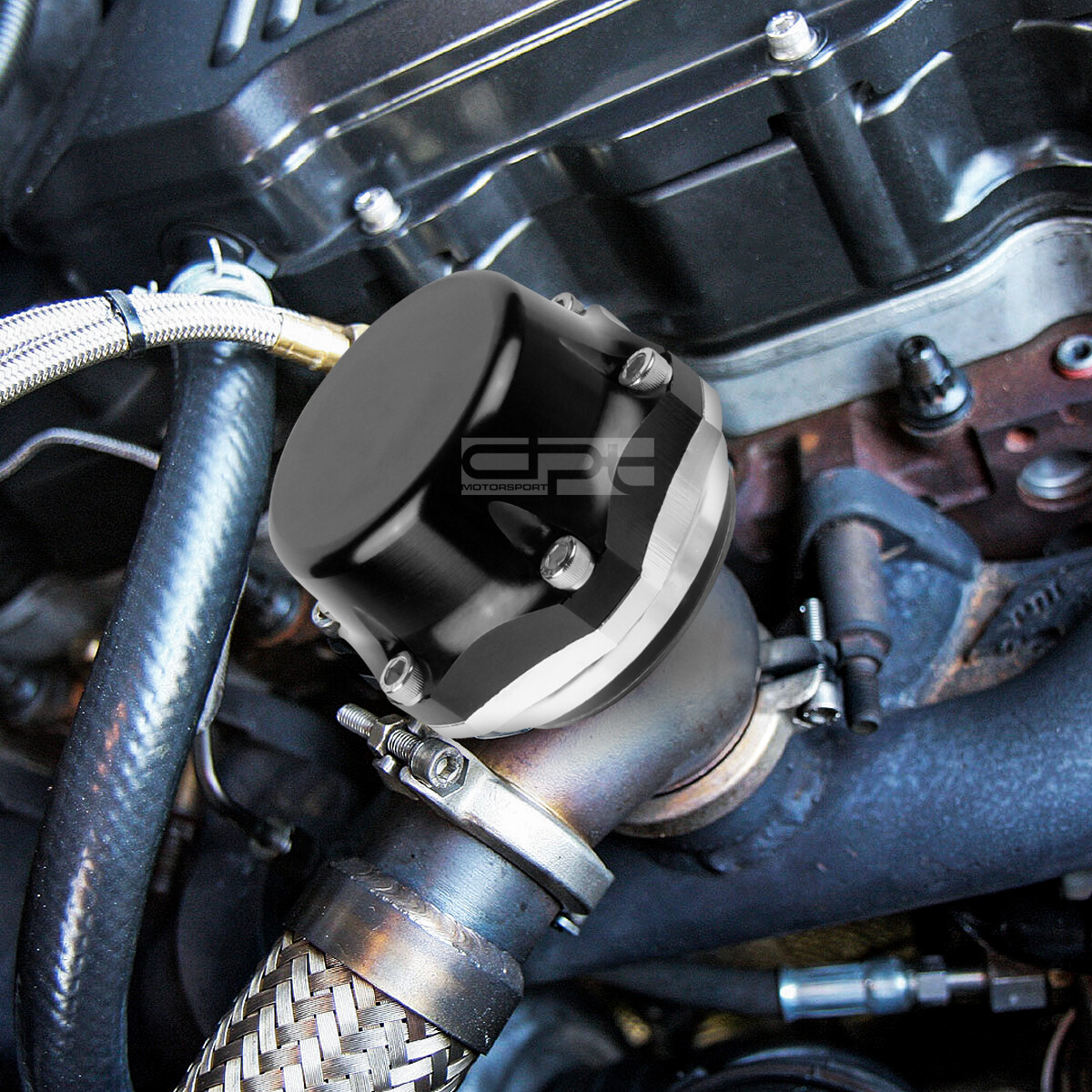 UNIVERSAL 50MM TURBO V-BAND 5.25" WASTEGATE BYPASS EXHAUST+7&14 PSI ...