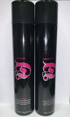 (2) Matrix Design Pulse Hard Lock Extra Strong Hairspray black cap – 11 ...