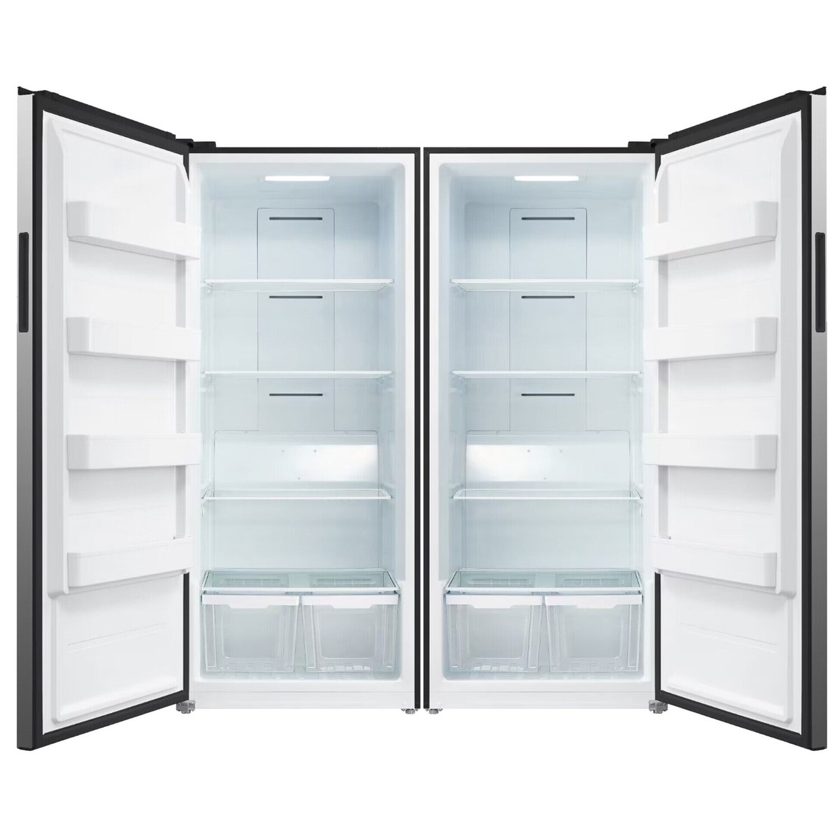 Stainless Steel Fridge Side View