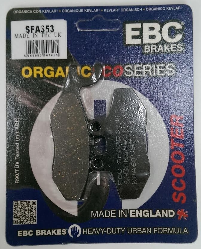 EBC Organic FRONT Disc Brake Pads Fits GILERA RUNNER 50 (2006 to 2014 ...