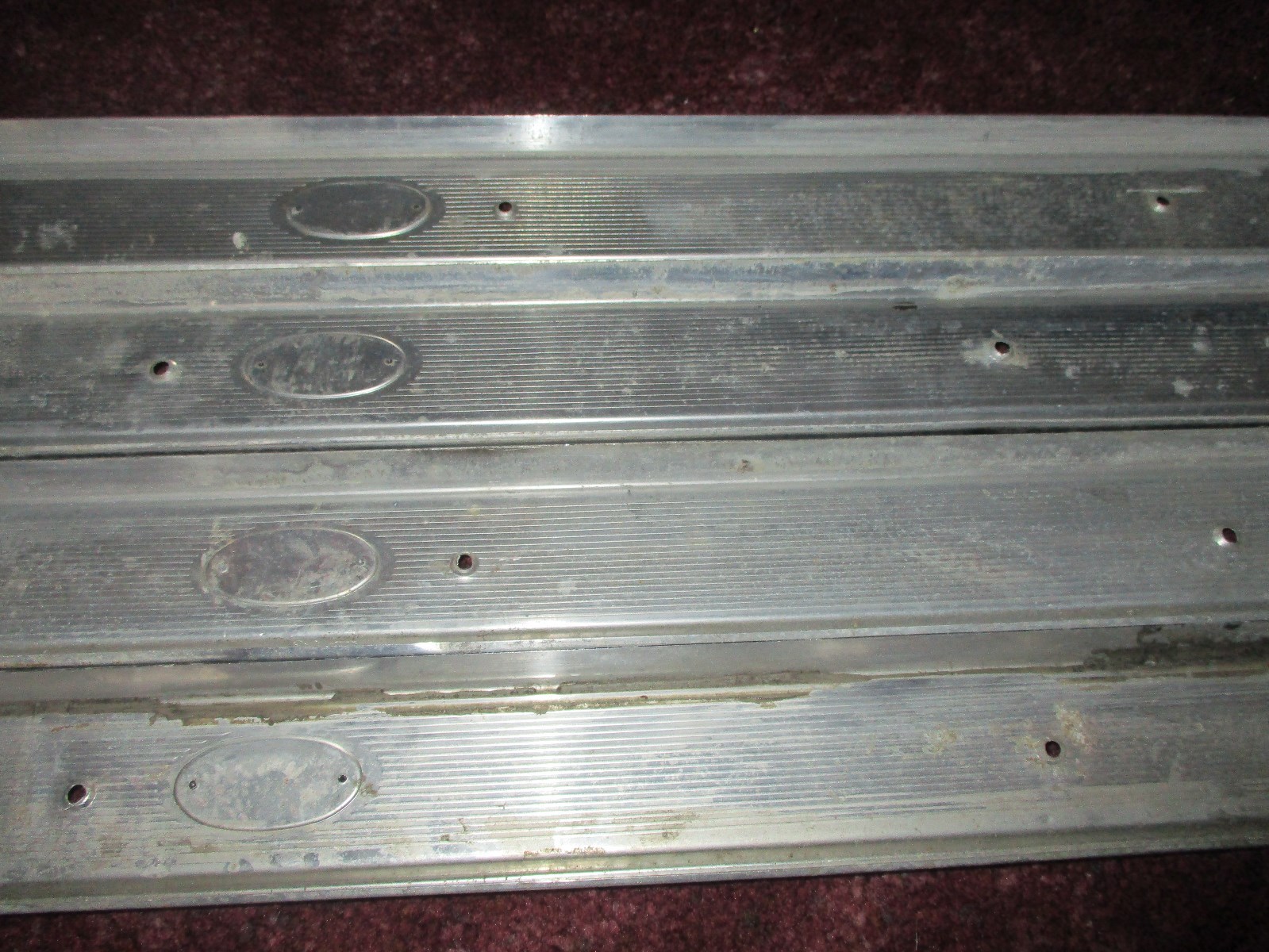 CHEVROLET 1963 SILL-STEP PLATES IMPALA 2 DOOR x 4 VINTAGE ORIGINAL | eBay
