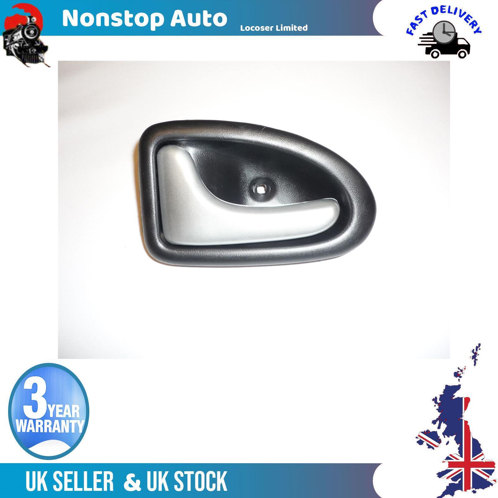Door Handle Interior Chrome Left Fits RENAULT Clio II Trafic II | eBay