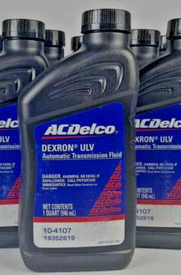 ACDelco 10-4107/19352619 1 Quart GM Automatic Transmisison Fluid Dexron ...