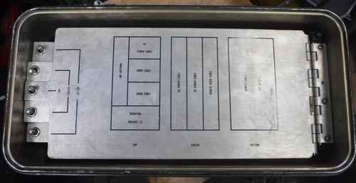 AN/TRC-176 TRANSIT CASE MULTI-COMPARTMENT STORAGE LID FREE SHIPPING | eBay