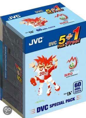 6 X cassetta video mini-dv JVC DVM-60 60 min.Sp /120 min LP DVC minidv ...