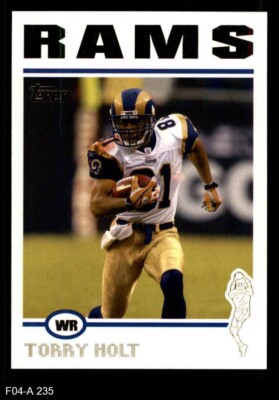 2004 Topps #235 Torry Holt Rams NC St 8 - NM/MT | eBay