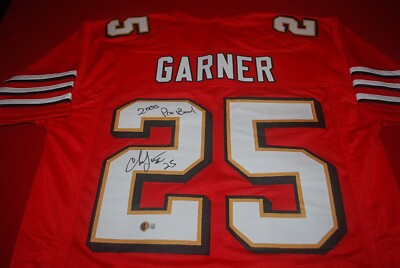 CHARLIE GARNER San Francisco 49ers Signed Jersey Beckett COA 1W628900 ...
