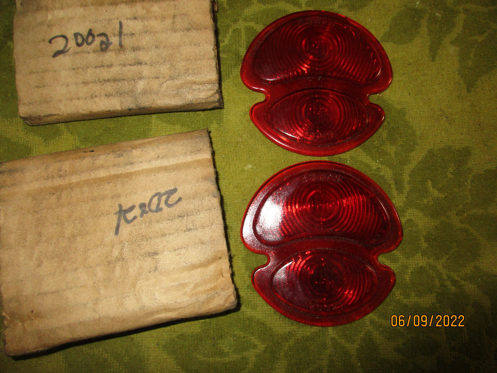 Lot of 4 Arrow 20021 Ford Model A Tail Light Lens Glass - NOS VINTAGE ...