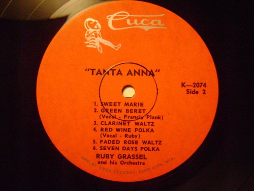 CUCA LP RECORD/ RUBY GRASSEL/ TANTE ANNA/ K-2074/ VG+ CONDITION | eBay