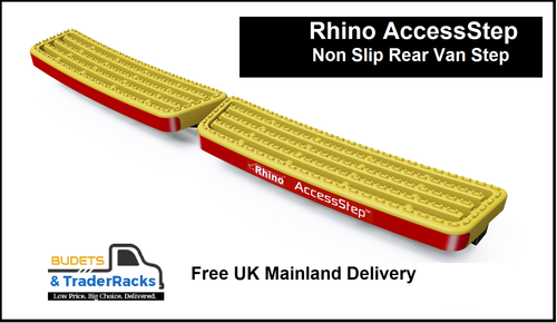 Mercedes Sprinter Rear Step 2019 - 2023 Rhino Yellow Twin Access Step ...