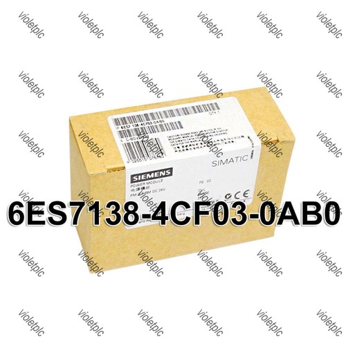 New Siemens 6ES7138-4CF03-0AB0 6ES71384CF030AB0 Power Module PM-E for ...