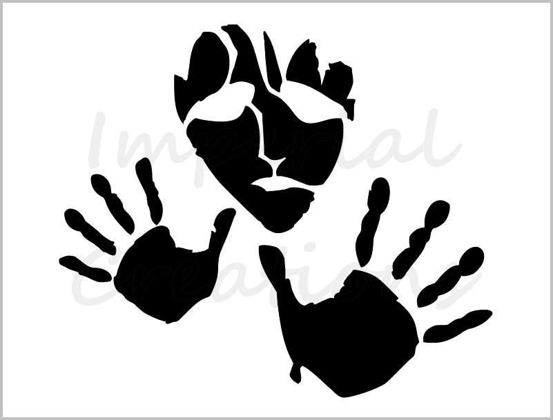 SPIRIT HEAD HANDS Stencil Halloween Pumpkin Carving 8" x 10" Reusable ...