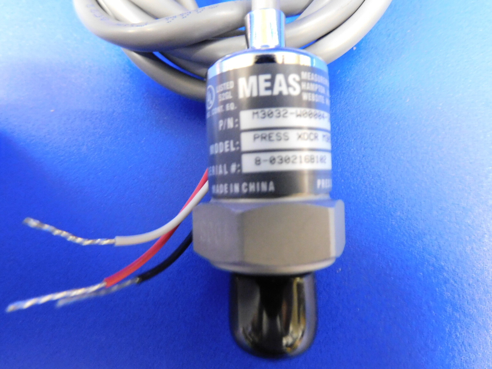 NEW Meas Measurement Pressure Transducer PRESS XDCR Sensor M3032-W00004 ...