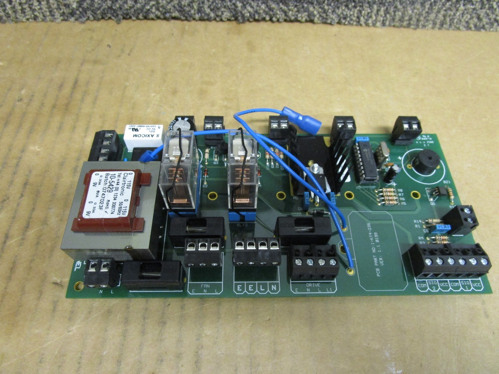 NEW BRONWAY SPINDLE SHRINK CONTROL CIRCUIT BOARD ST2700 1-KT4-236 VER 1 ...