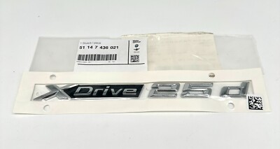 BMW X5 G05 X5 25dX SAV Rear Badge 'X-DRIVE 25D' 51147436021 OEM & Brand ...