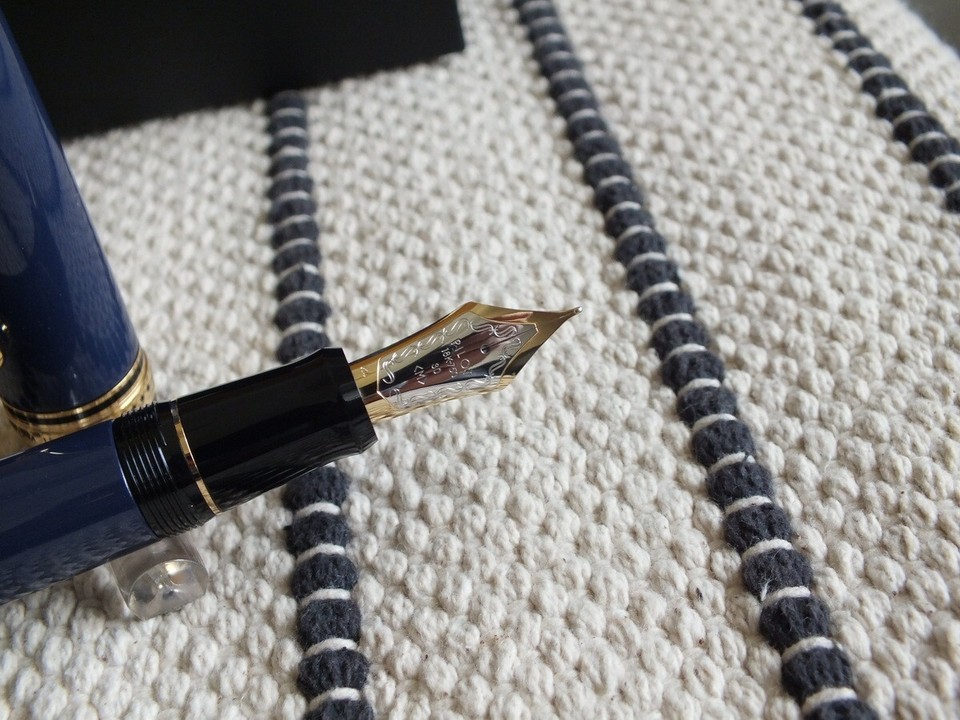 Pilot Custom Ebonite Urushi Deep Blue No.30 18K Fountain Pen DHL DDP | eBay