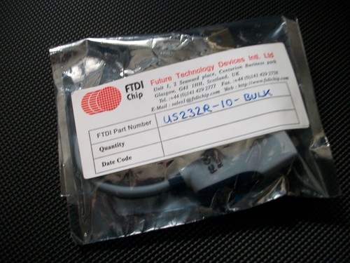 FTDI chip- US232R-10-BULK - USB to RS232 adaptor cable with TXD/RXD ...