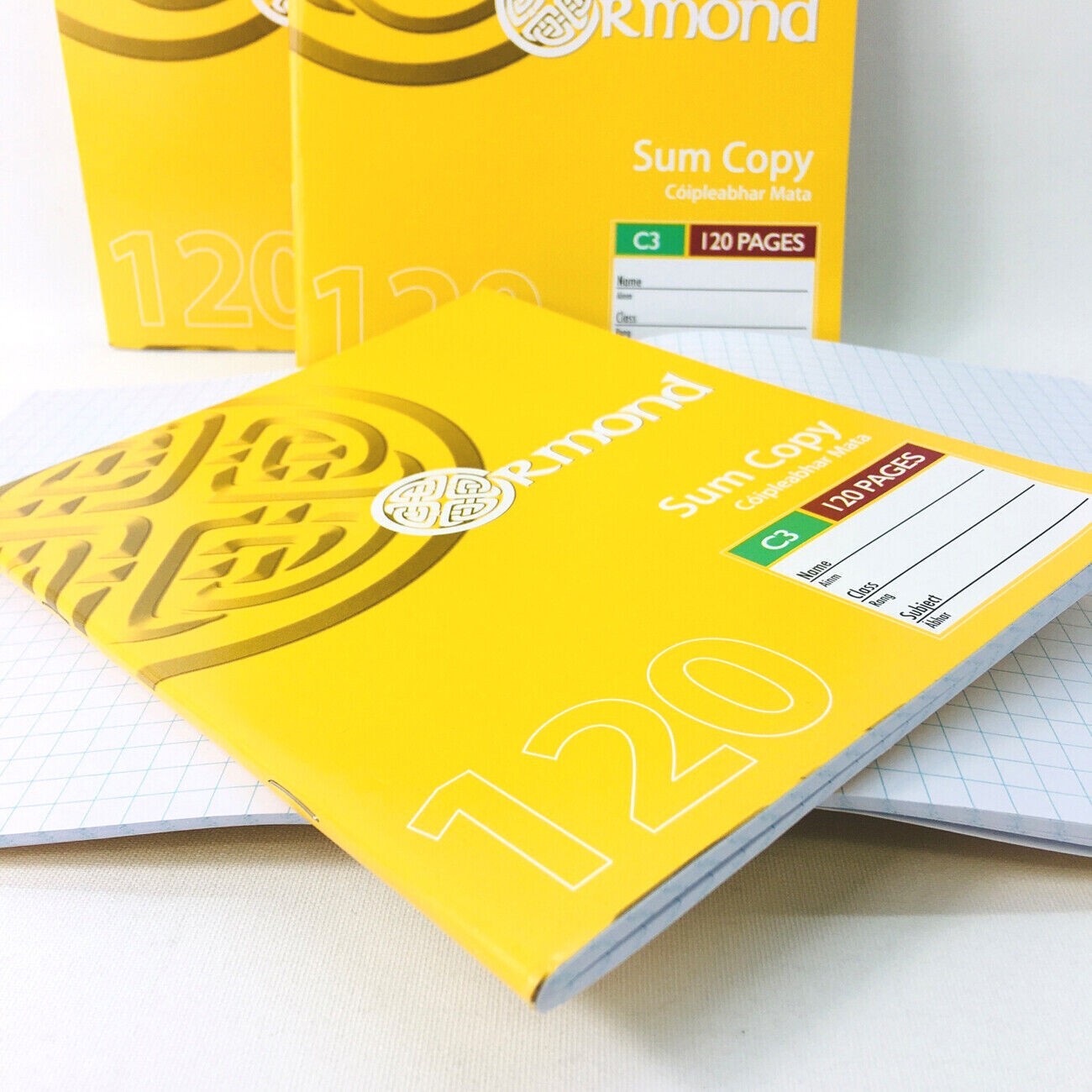 5 X Maths Exercise Book Home School Exercise Notebooks Soft Back Cover ...