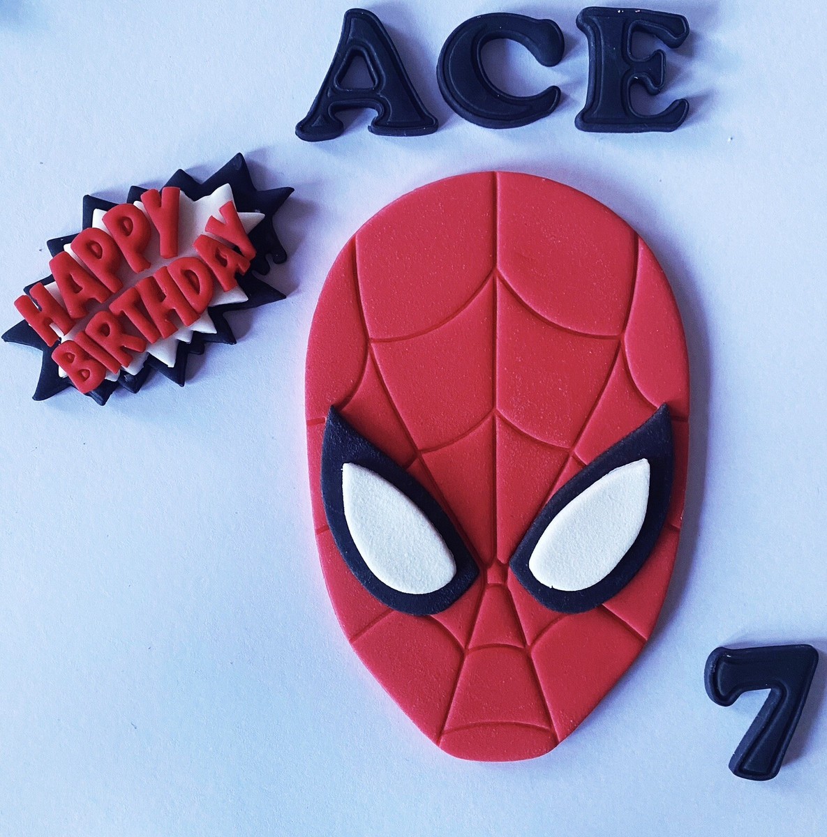 Spiderman Face Cake