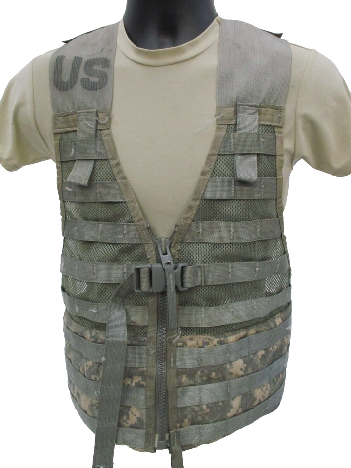 US ARMY MOLLE VEST FLC FIGHTING LOAD CARRIER BEARING EQUIPMENT DIGITAL ...