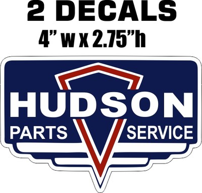 2 Hudson Parts and Service Vinyl Decal | eBay