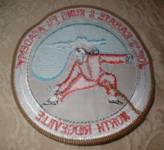VINTAGE KARATE KUNG FU ACADEMY NORTH RIDGEVILLE OH EMBROIDERED EMBLEM ...