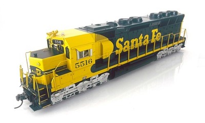 MTH Premier Santa Fe SD45 O SCALE (Scale Wheels) 2 Rail Protos-sound 3. ...