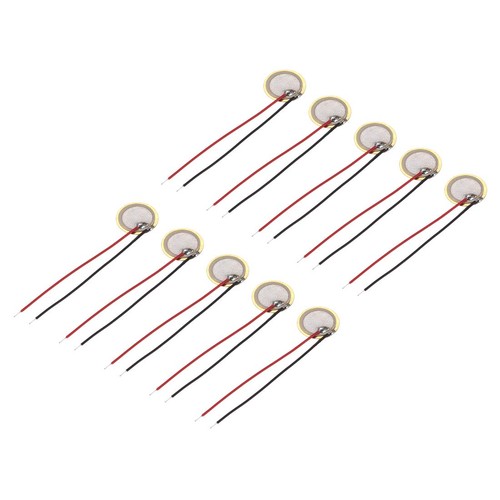 uxcell 10 Pcs Piezo Discs 10mm Acoustic Pickup Transducer Element | eBay
