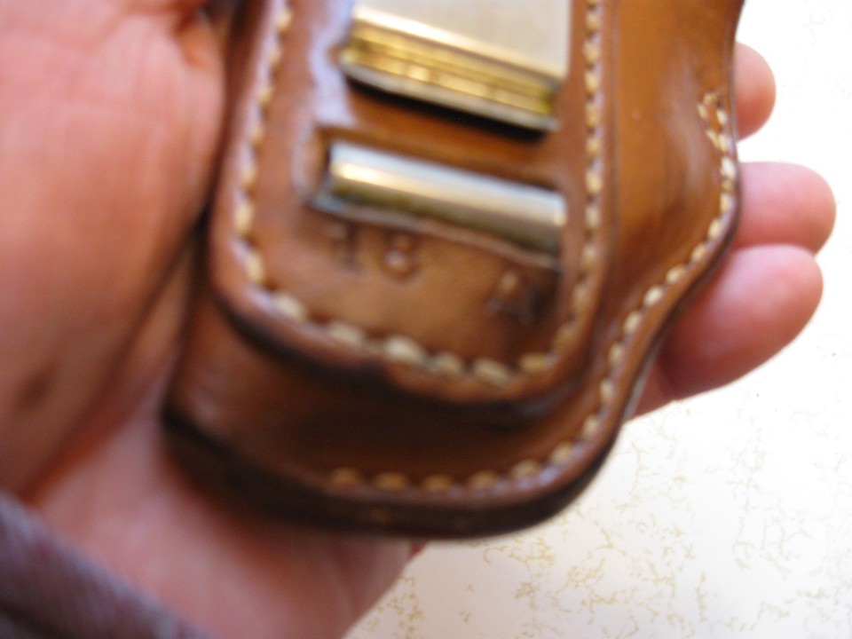 Bianchi small leather gun holster 18A excellent condition | eBay