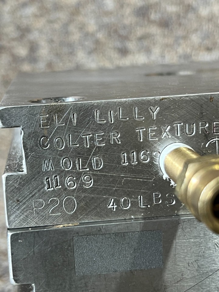 COLTER TEXTURE PLAQUE MOLD 1169 P20 40 LBS , Silver, Heavy Duty Steel ...