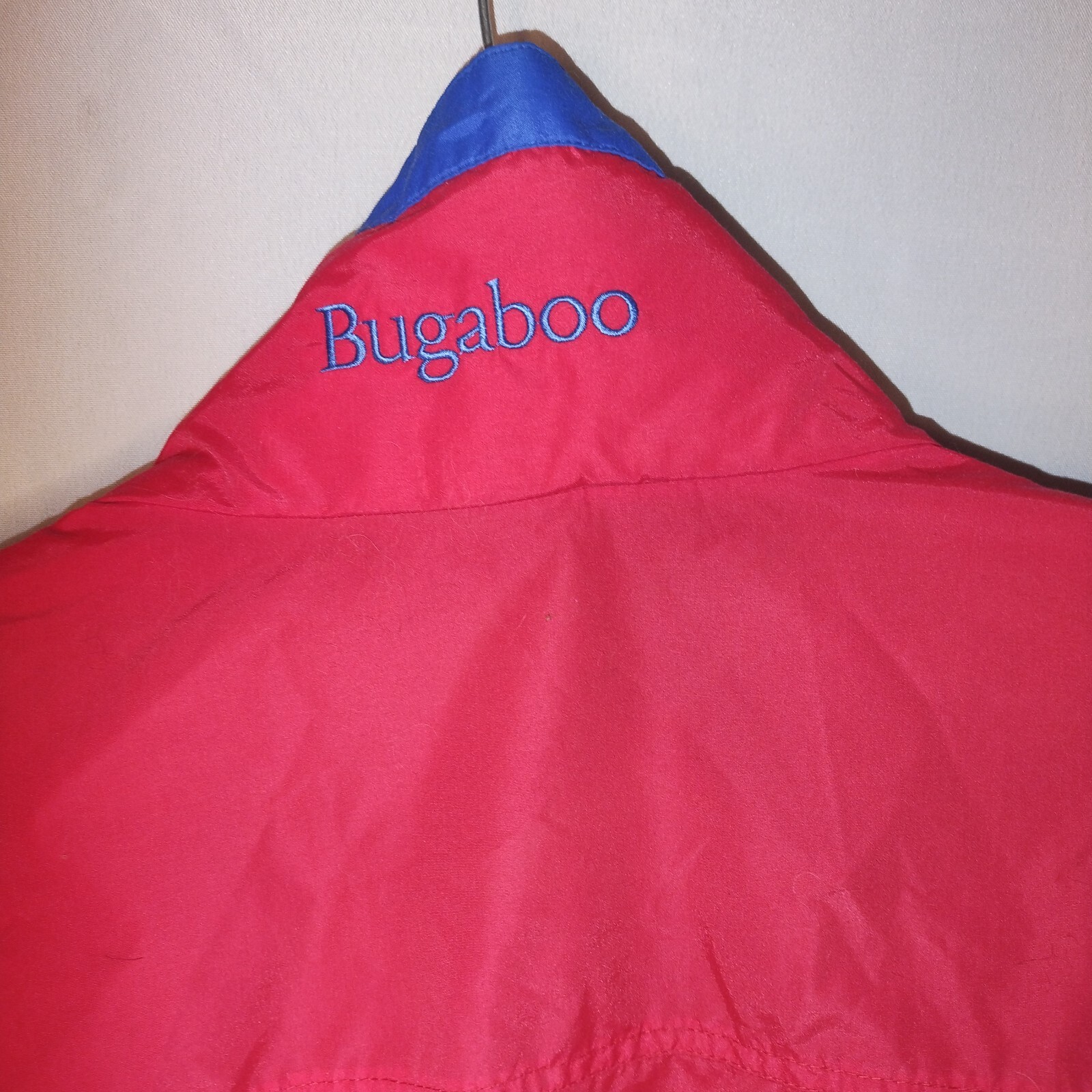Columbia Bugaboo Vintage Mens Ski Jacket Coat Shell Red Black & Blue ...