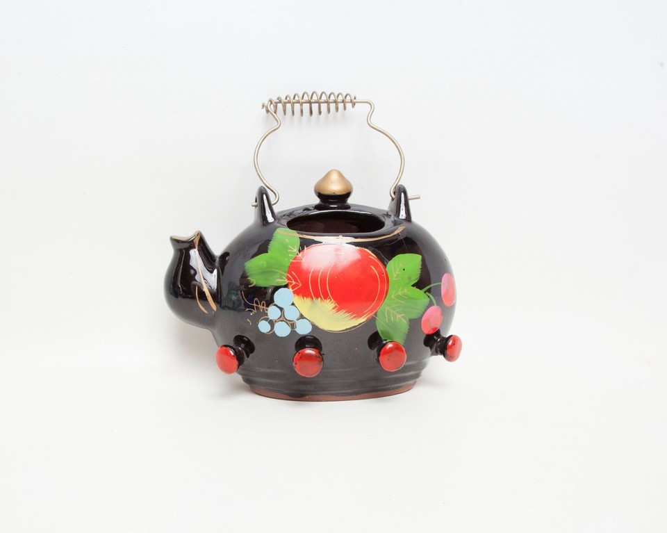 Vintage RELCO Redware Teapot Wall Planter - Made in Japan - Hand ...