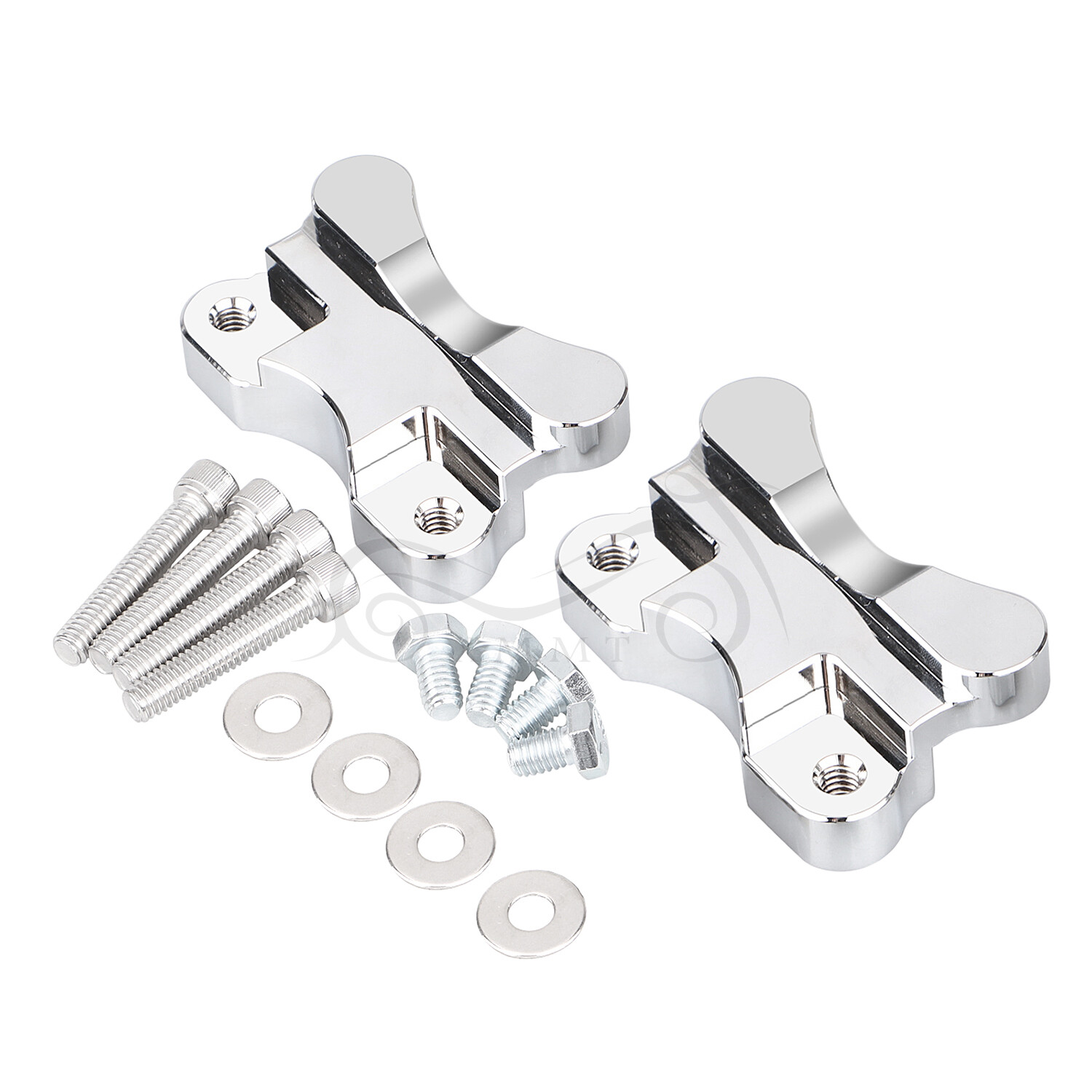 Chrome 21" Wheel Front Fender Riser Spacer For Harley Softail Custom ...