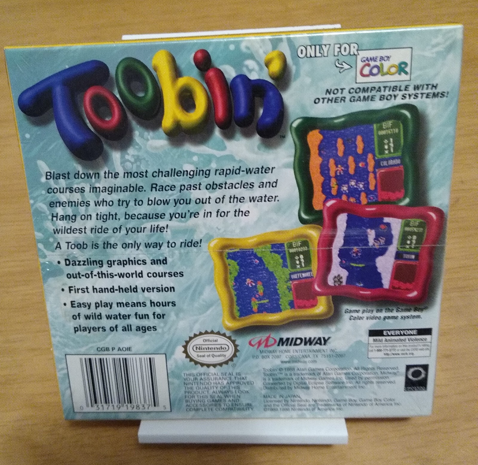 Nintendo Game Boy Color GBC Toobin Sealed New Excellent | eBay