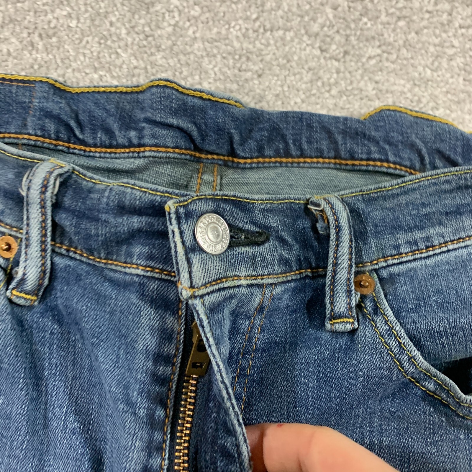 LEVI'S 751 Jeans Mens (34 Inch Waist) (30 Inch Leg) Regular Fit Blue | eBay