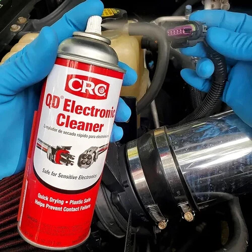 Electronic Contact Cleaner Spray Best Quick Drying Fix CRC QD Corrosion ...