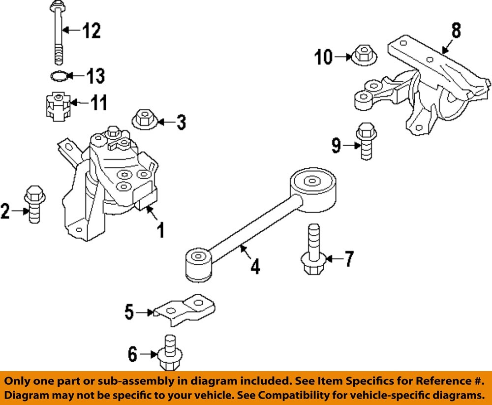 Genuine+Mitsubishi+Mirage+Side+Mount+2910A097 for sale online | eBay