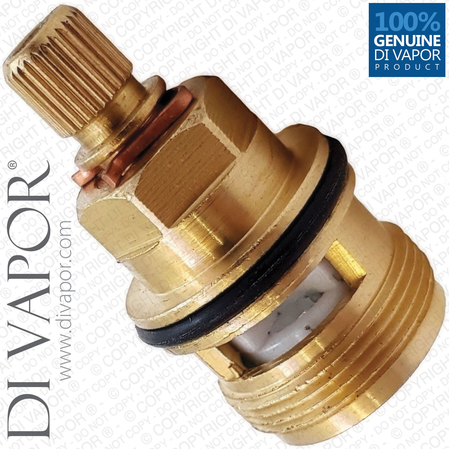 Ceramic Tap Gland Cartridge - 1/2" BSP, 1/4 Turn Anti-Clockwise Close ...