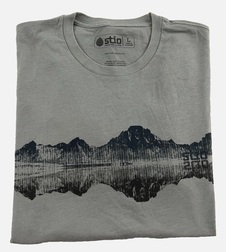 Stio Men's Sz. Large Gray Short Sleeve Crew Neck Tee Shirt! | eBay