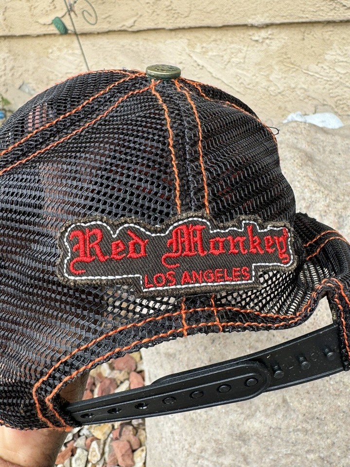 Brown Red Monkey Los Angeles Eagle Suede/USSR Snapback hat cap Rare | eBay