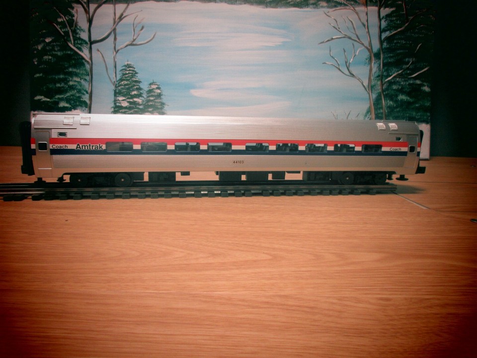 MTH ELECTRIC TRAINS 70' Ribbed Amtrak COACH #44103 PASSENGER CAR WITH ...