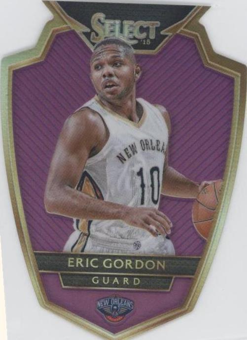 2014-15 Panini Select - Premier Level Eric Gordon #116 Purple Prizm Die ...