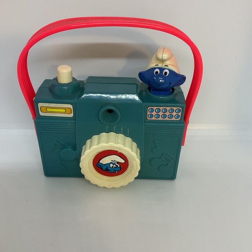 Vintage 1982 Peyo Smurf Camera Toy Illco The Smurfs Cartoon Character ...