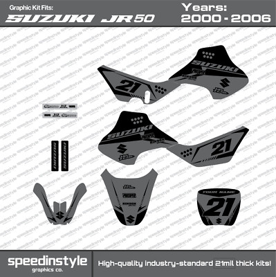 Graphics Decal Kit For Suzuki JR50 (2000-2006) JR 50 Stickers Element ...