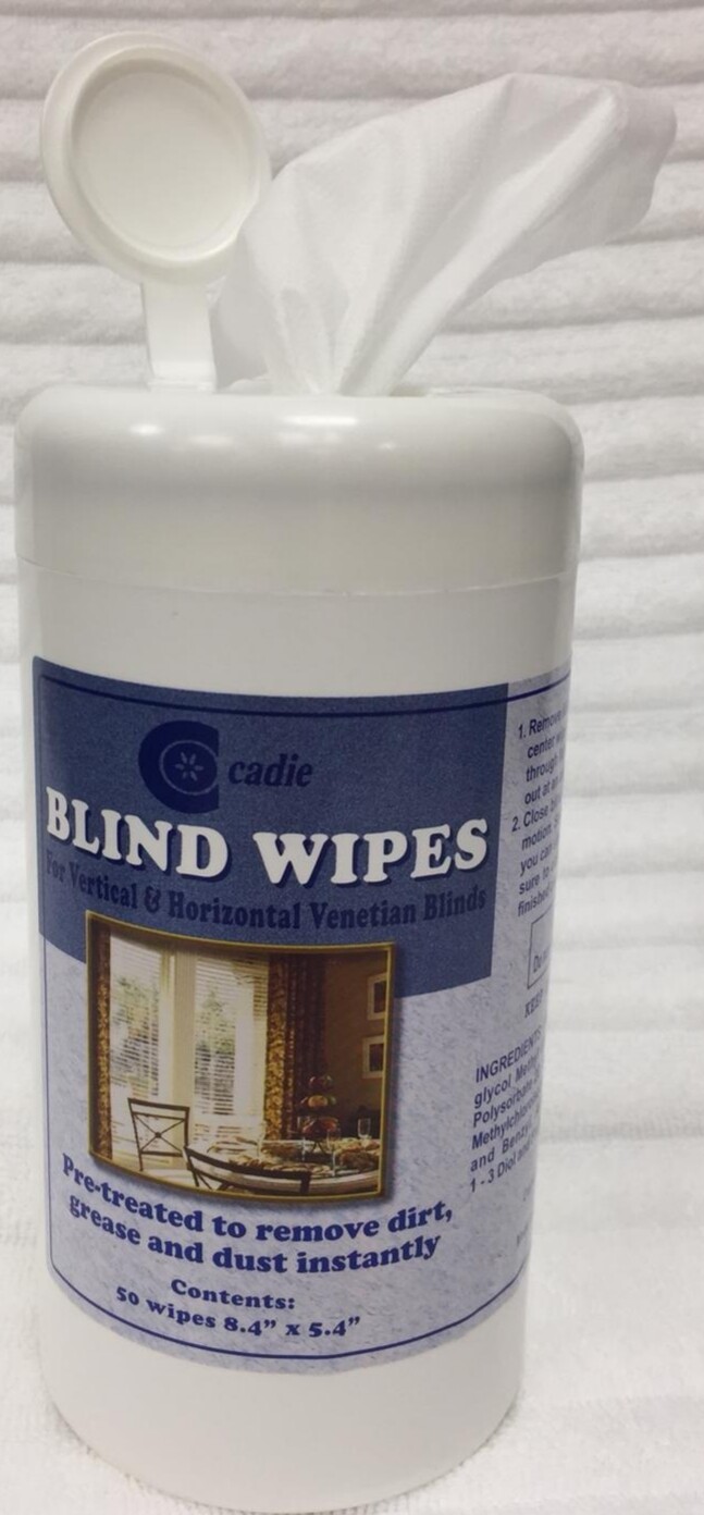 Window Blinds Cleaner Wipes Easy Clean Disposable Wet Wipe By Cadie 6 ...