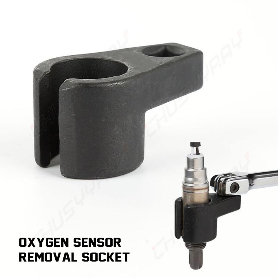 7/8 Inch and 22mm Offset Oxygen Sensor Socket Wrench Removal Tool 1/2 ...