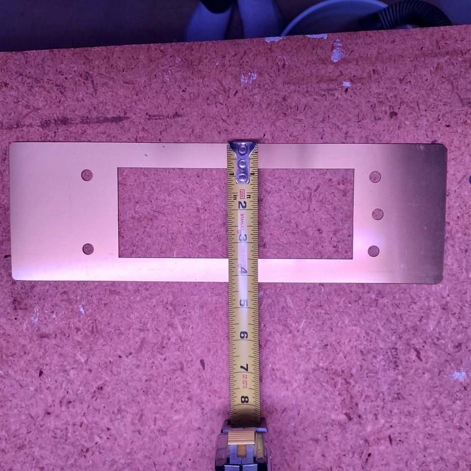 SAFLOK MT UNDER PLATE IN SATIN BRASS | eBay