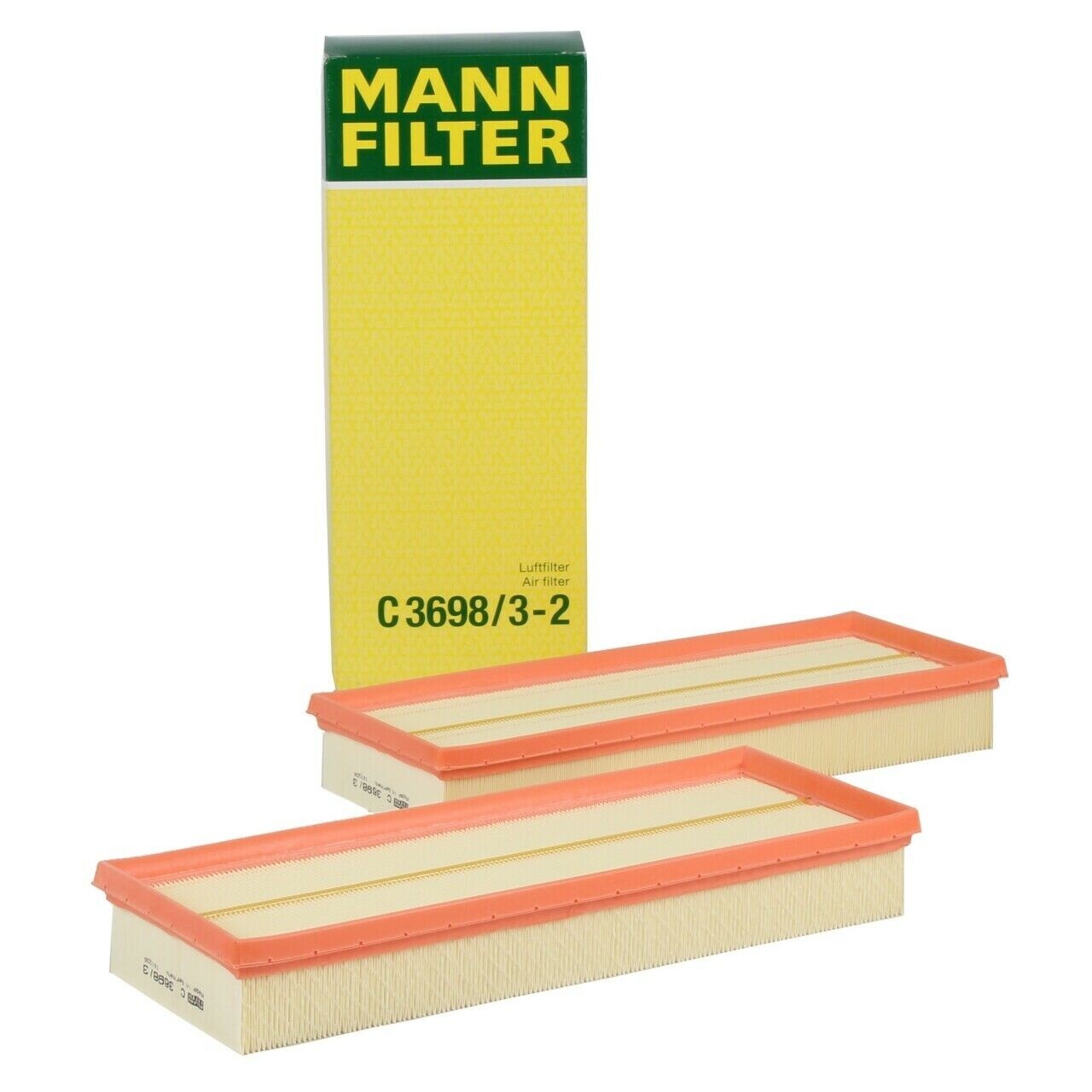 Air Filters Set Mann C 3698/3-2 For Mercedes W164 W203 W211 W220 C209 ...