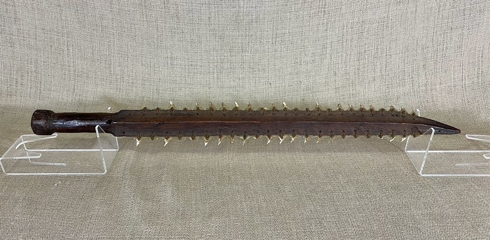 18th Century Micronesian Shark Tooth Sword | eBay